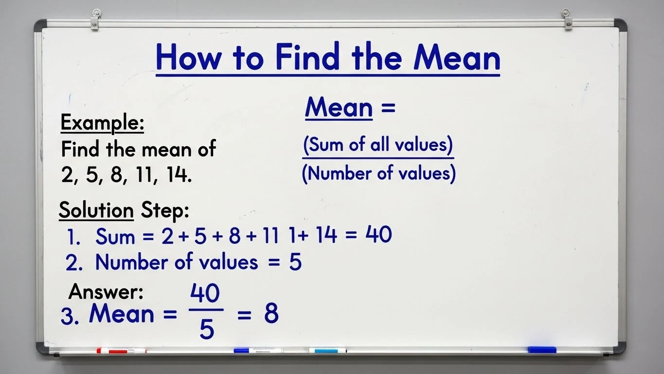 How to Find the Mean Easily (Beginner Guide 2026)