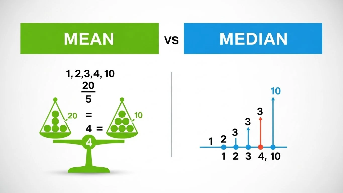 Mean vs Median 2026 – Key Differences Explained Clearly